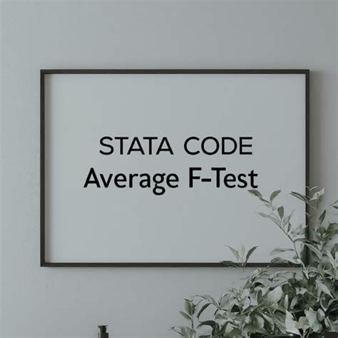 Average F Test Asset Pricing Comparison Stata Professor Your Partner In Research