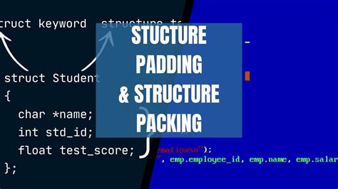 structure padding and structure packing in c c programming basics