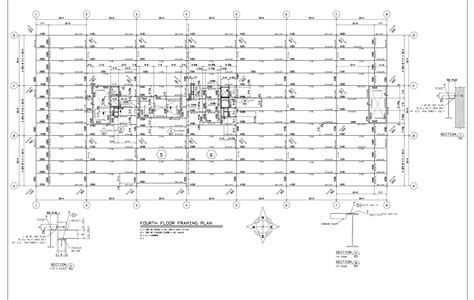 Drawings Fourth Floor Framing Plan