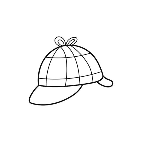 Detective Hat Template