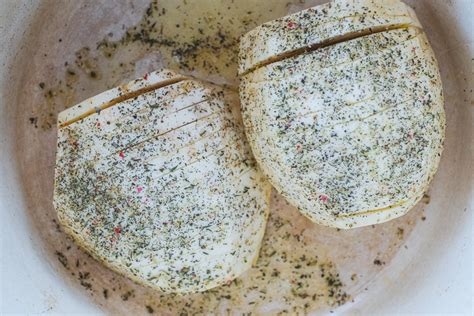 Roasted Celeriac Hasselback With Garlic Butter Sauce Creative In My