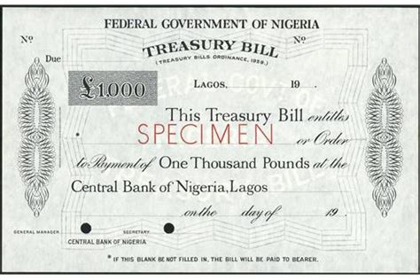 Example Of Treasury Bills