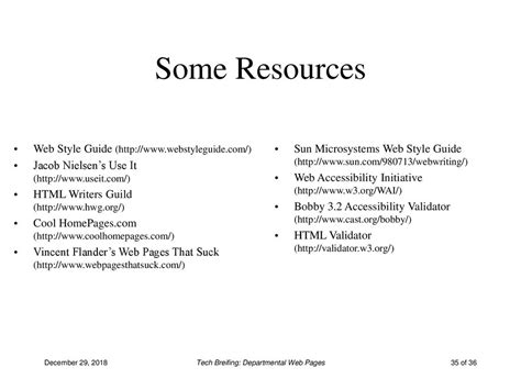 maintaining departmental web pages ppt download
