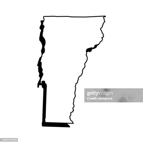 Vermont Map High Res Vector Graphic Getty Images
