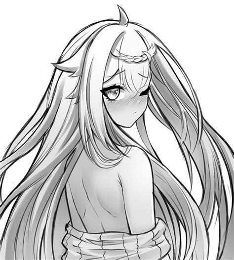 Rule 34 2025 Animatrix30 Aquwa Back Back View Bare Back Braid Braided Hair Braless Dress Down