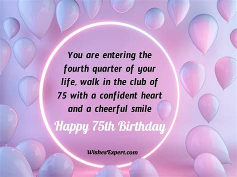 75th Birthday Quotes Wishes 75th Birthday Card For Sister In Law 75