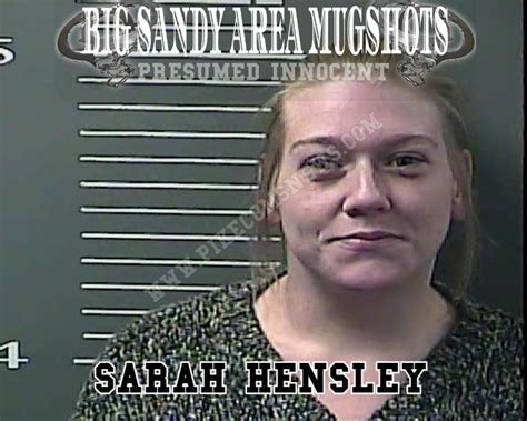 Sarah Hensley Big Sandy Area Mugshots News