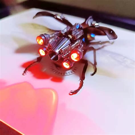 Cyborg Beetle Flying