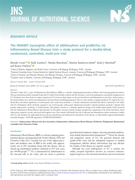 Pdf The Inhabit Synergistic Effect Of Anthocyanin And Probiotics In