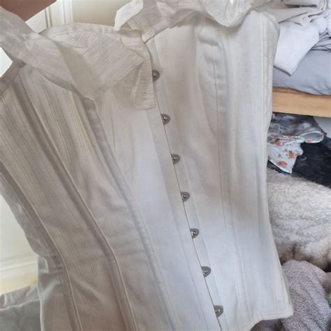 White Corset From Corset Story Size 12 Only Worn Depop