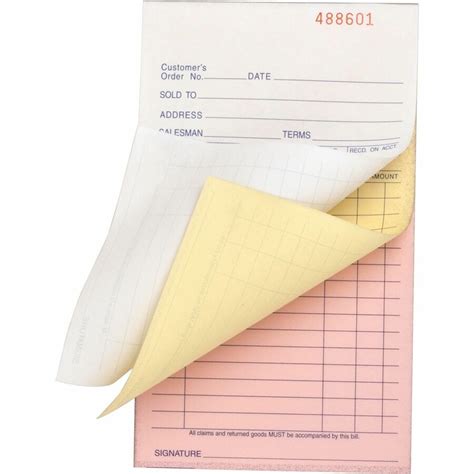 Bsn39551 Business Source All Purp Carbonless Triplicate Forms