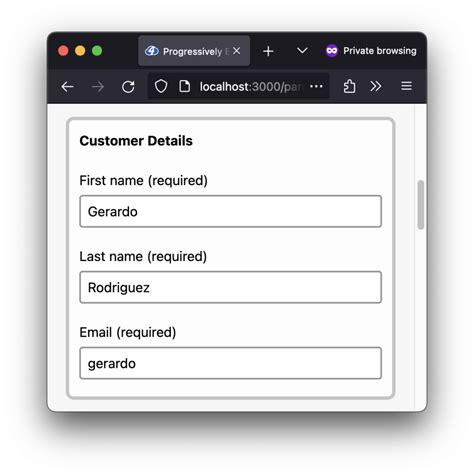progressively enhanced form validation part 2 layering in javascript