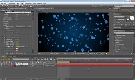 How to make a field of particles inside of After Effects - YouTube