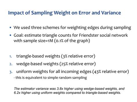 Sampling From Massive Graph Streams A Unifying Framework Ppt