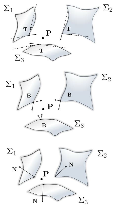 Darboux Basis Vectors Belonging To The Differential Boundaries Of Each