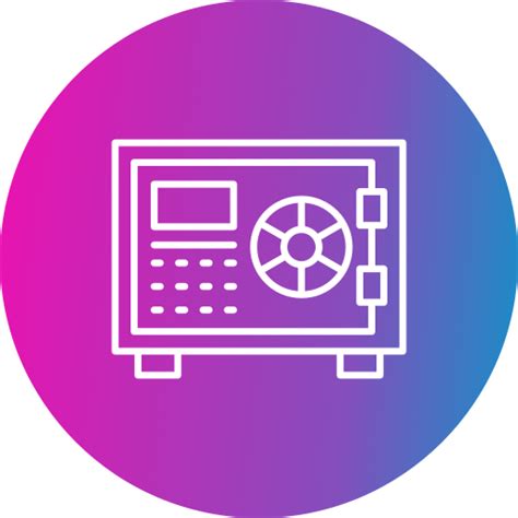 Vault Generic Flat Gradient Icon