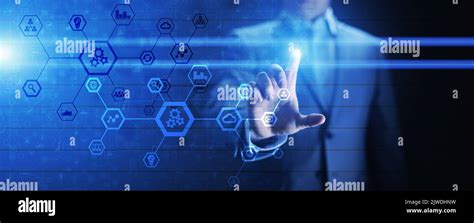 Automation System Structure On Virtual Screen Smart Manufacturing Technology And Internet Of