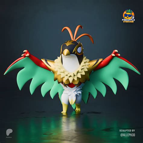 🆕 Mega Hawlucha・ Stl File For 3d Printing・cults