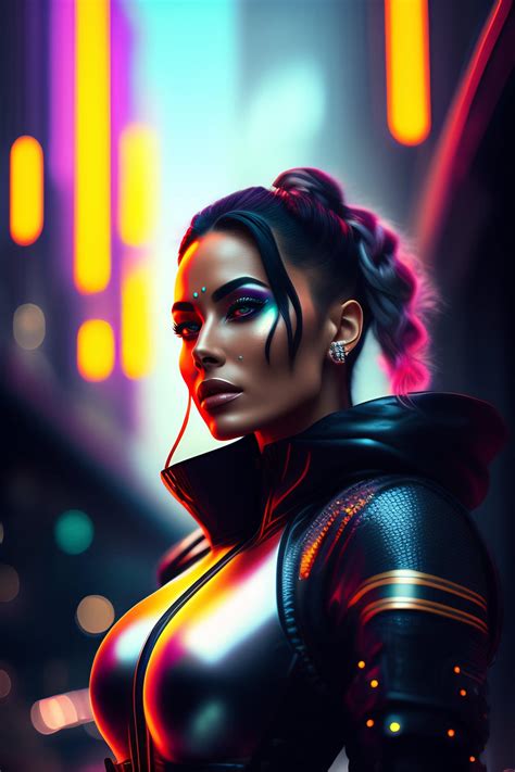 Cyberpung Girl Close Up By Ailayla On Deviantart