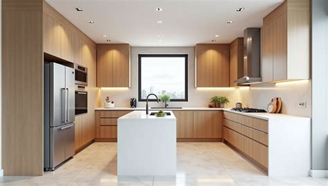 Modern U Shaped Kitchen Design Stable Diffusion Online