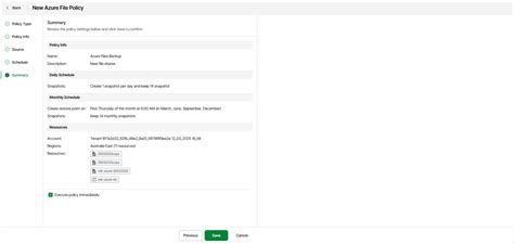 Step 6 Complete Backup Policy Configuration Veeam Data Cloud For Microsoft Azure