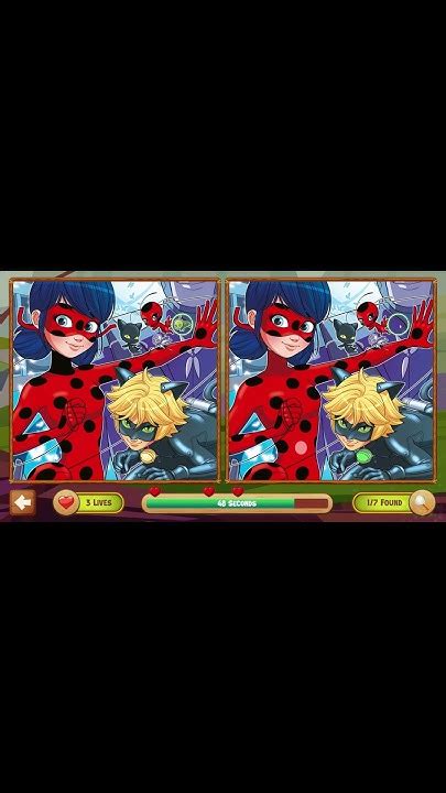 Ladybug Find The Differences Youtube