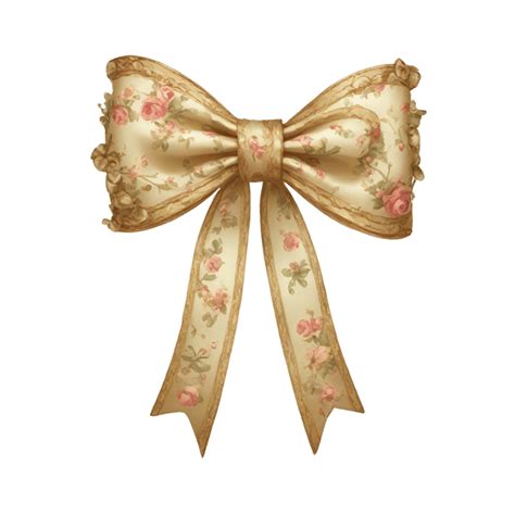 Vintage Rococo Bow Genmoji Online