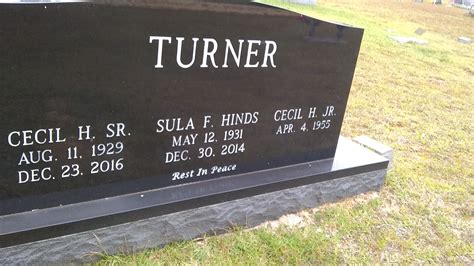 Cecil H Turner Jr 1955 Unknown Find A Grave Memorial