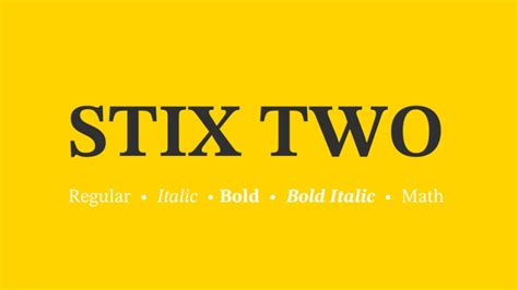 Stix Fonts › Fontesk
