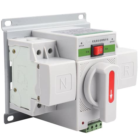 Interruptor De Transferencia Automática 1 Pieza 220v 63a 2p