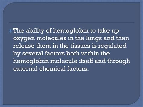Ppt Structure And Function Of Hemoglobin Powerpoint Presentation Id