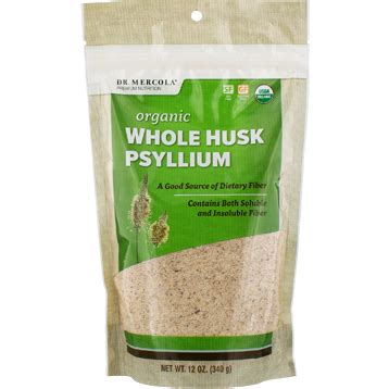 Now Whole Psyllium Husk 24 Oz