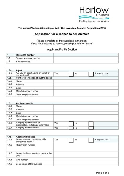 Harborough District Council Planning Application Forms