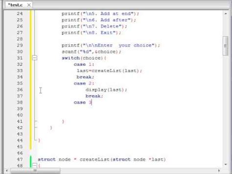 Program Of Circular Linked List In C Part Hindi YouTube