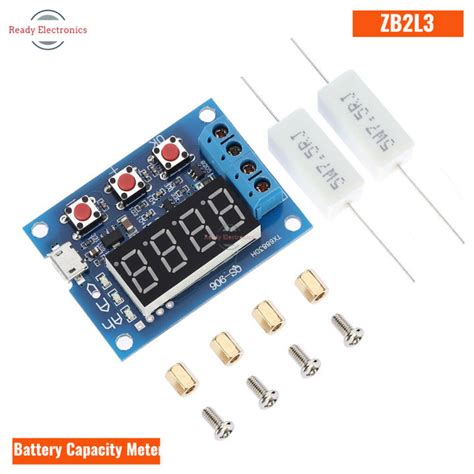 Zb2l3 15v 12v Battery Capacity Meter And Discharge Tester Module 37v