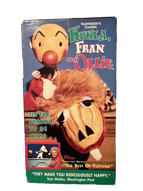 Kukla Fran And Ollie Tis The Season To Be Ollie Vhs 1996
