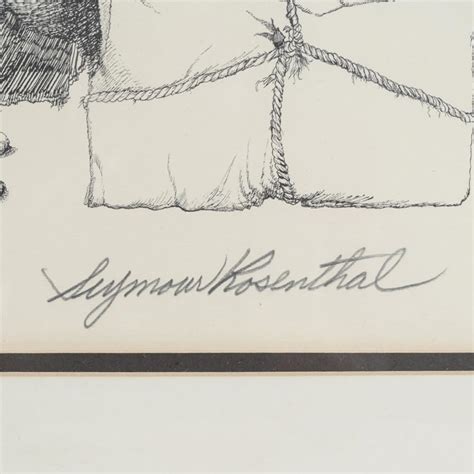 Bid Now Seymour Rosenthal American 1921 2007 Pretzel Lady