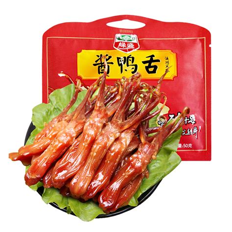 绿盛 百卤坊酱鸭舌（温州风味）50g袋 小零食