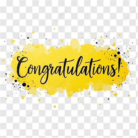 Congratulations Png Text