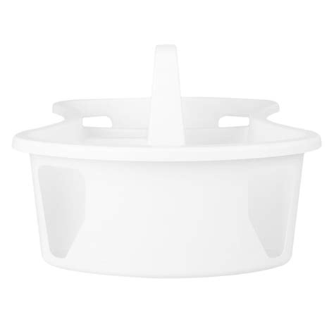 White Shower Caddy Large At Home