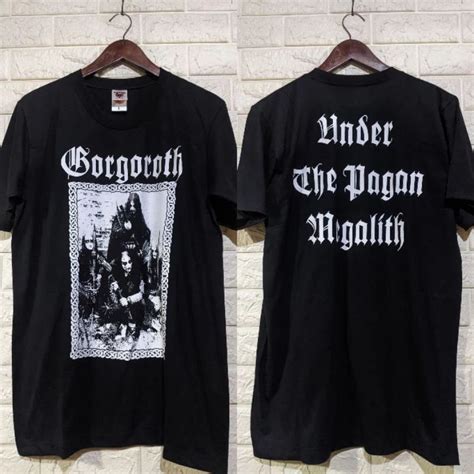 เสื้อยืด พิมพ์ลาย Goroth Band Shopee Thailand