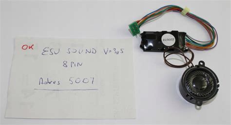 Esu Sound Dekoder V3 5 8 Pin Adres 5007 Pp 12835979525 Oficjalne Archiwum Allegro