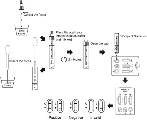 Clostridium Difficile GDH Toxin A B Combo Rapid Test Cassette Feces