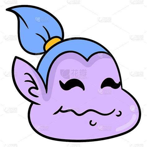 卡通贴纸表情符号素材 花瓣网