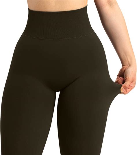 Suuksess Women Seamless Butt Lifting Leggings High Waisted Workout Yoga