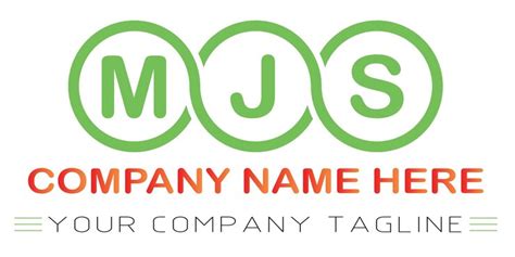 Premium Vector Mjs Letter Logo Design