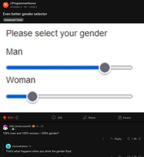 Gender Selection Rtherealjoke