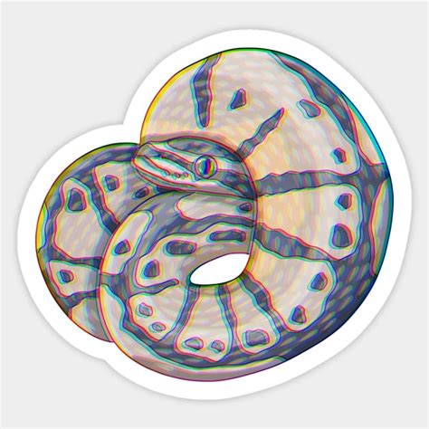 Chromatic Ball Python Chromatic Sticker TeePublic