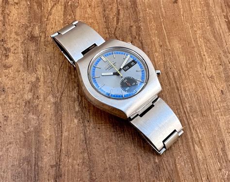 Wts Seiko Chronograph Retro Racer Silver Dial Chronograph Automatic