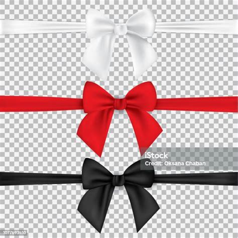 다 색된 리본 투명 한 배경에 고립의 현실적인 설정 합니다 인사말 카드 포스터 또는 책자를 위한 템플릿입니다 벡터 일러스트입니다 0명에 대한 스톡 벡터 아트 및 기타 이미지